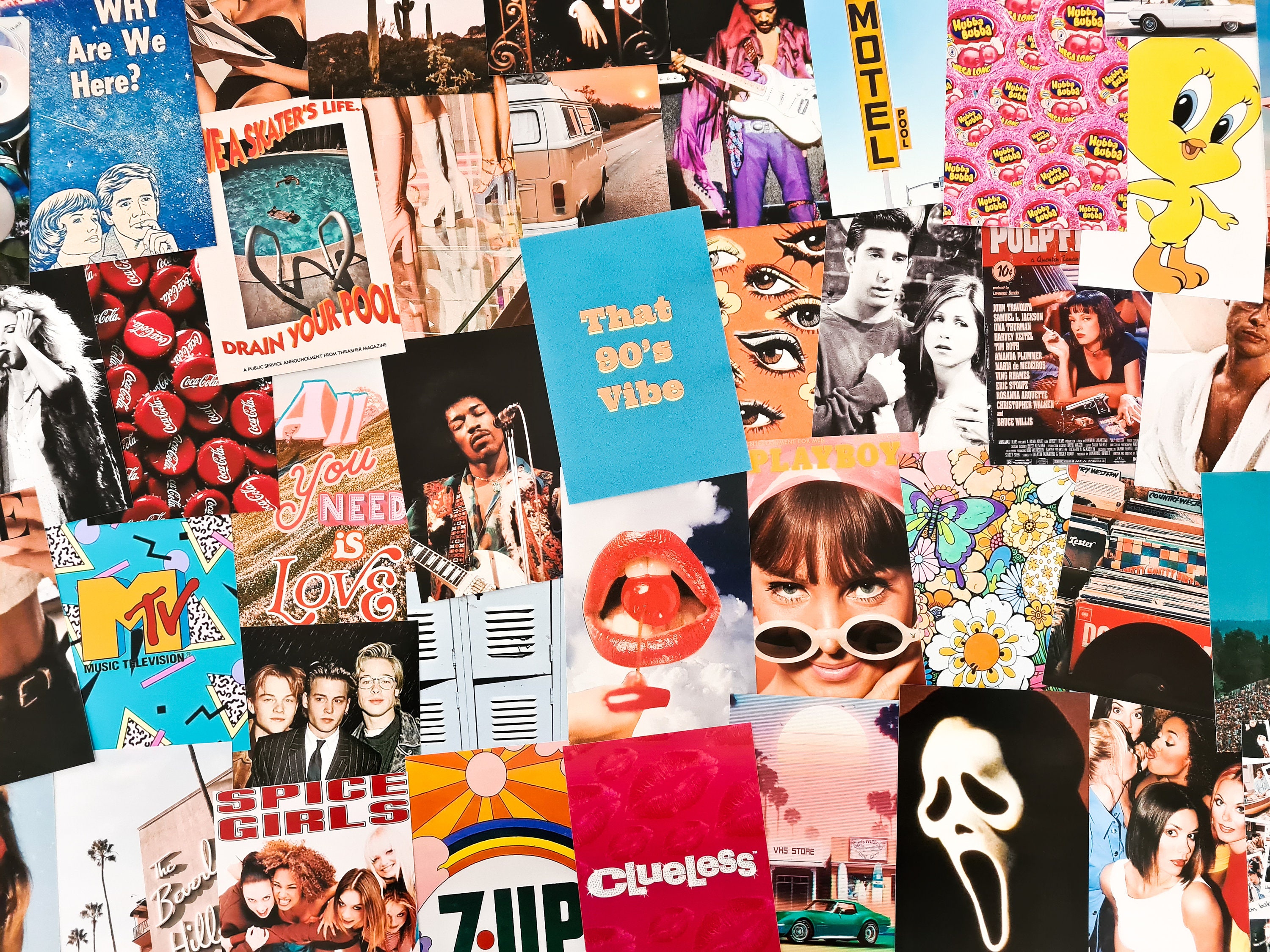 Vintage Collage Kit 90s Collage Collage Kit Retro Collage | Etsy