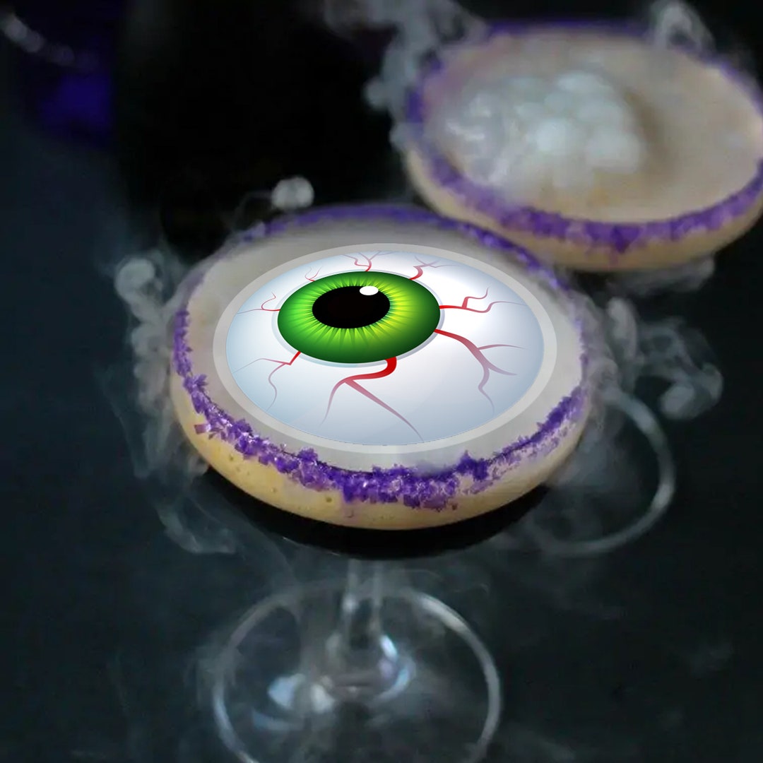 Halloween Scary Eye Witch Clown Spider Blood Boo's Pumpkin Skull Gin ...