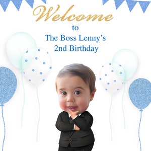 Editable Welcome Sign 8 X 10", Table Top Birthday Party Sign, Birthday ...