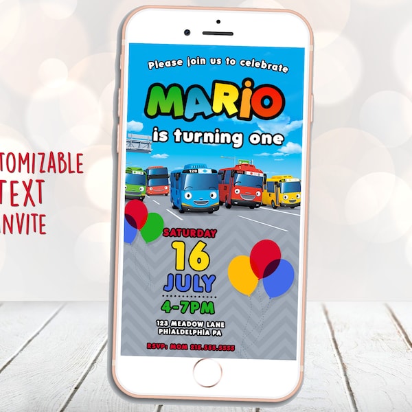 Tayo Birthday Party - Etsy