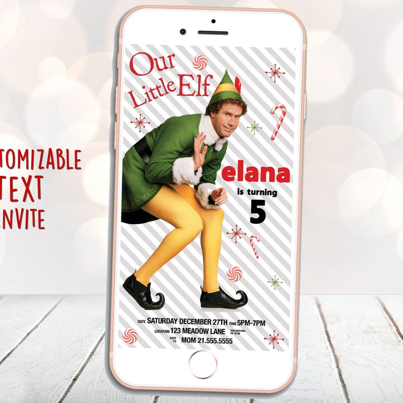 Elf Invitation - Etsy