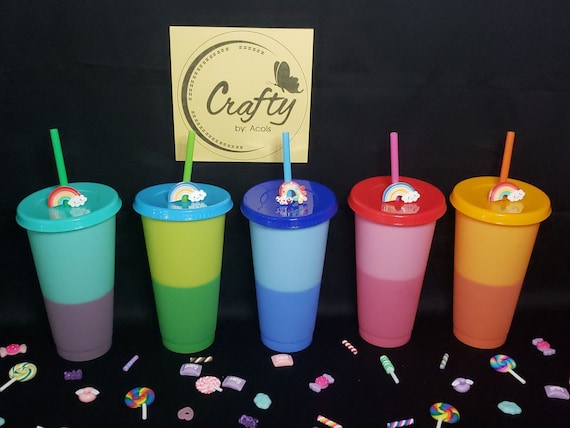 Color Changing Cups 5pcs PASTEL COLOR 24oz Cup Vinyl - Etsy