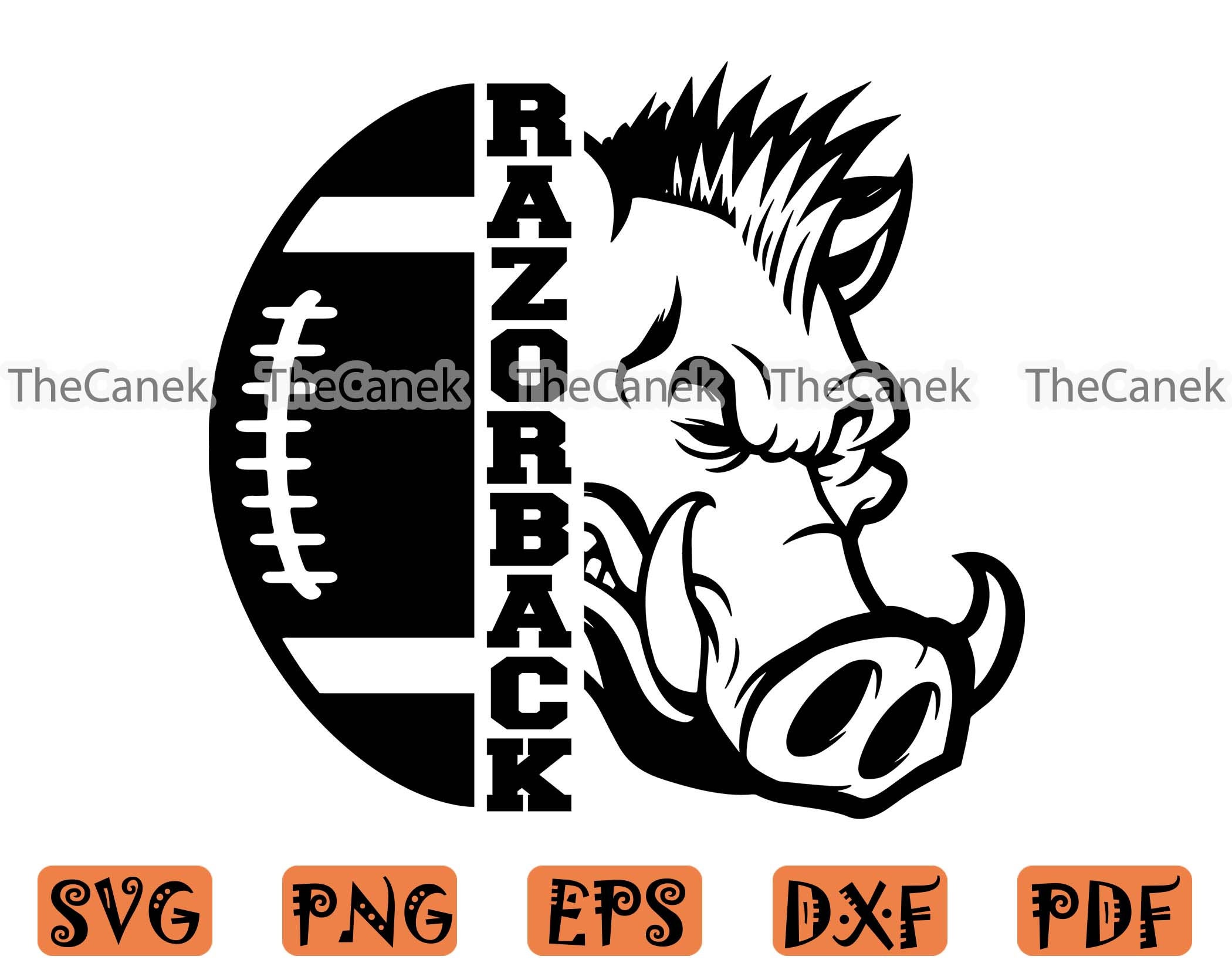 Razorback SVG Football SVG Razorback Mascot Cricut Cut | Etsy