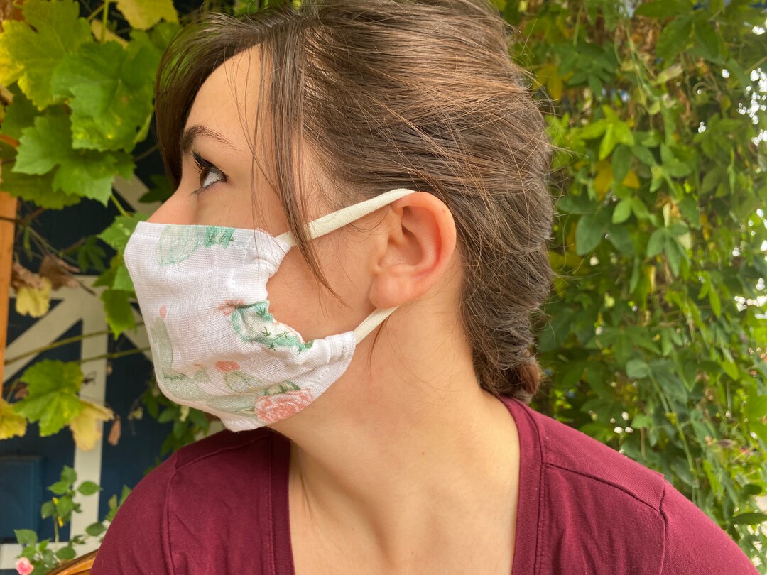 Back to School 100% Breathable Face Mask Gauze/cheesecloth Like ...