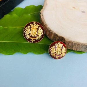 Rajputi Rathore Logo Handmade Blazer Jacket Coat Button Set 13pieces ...