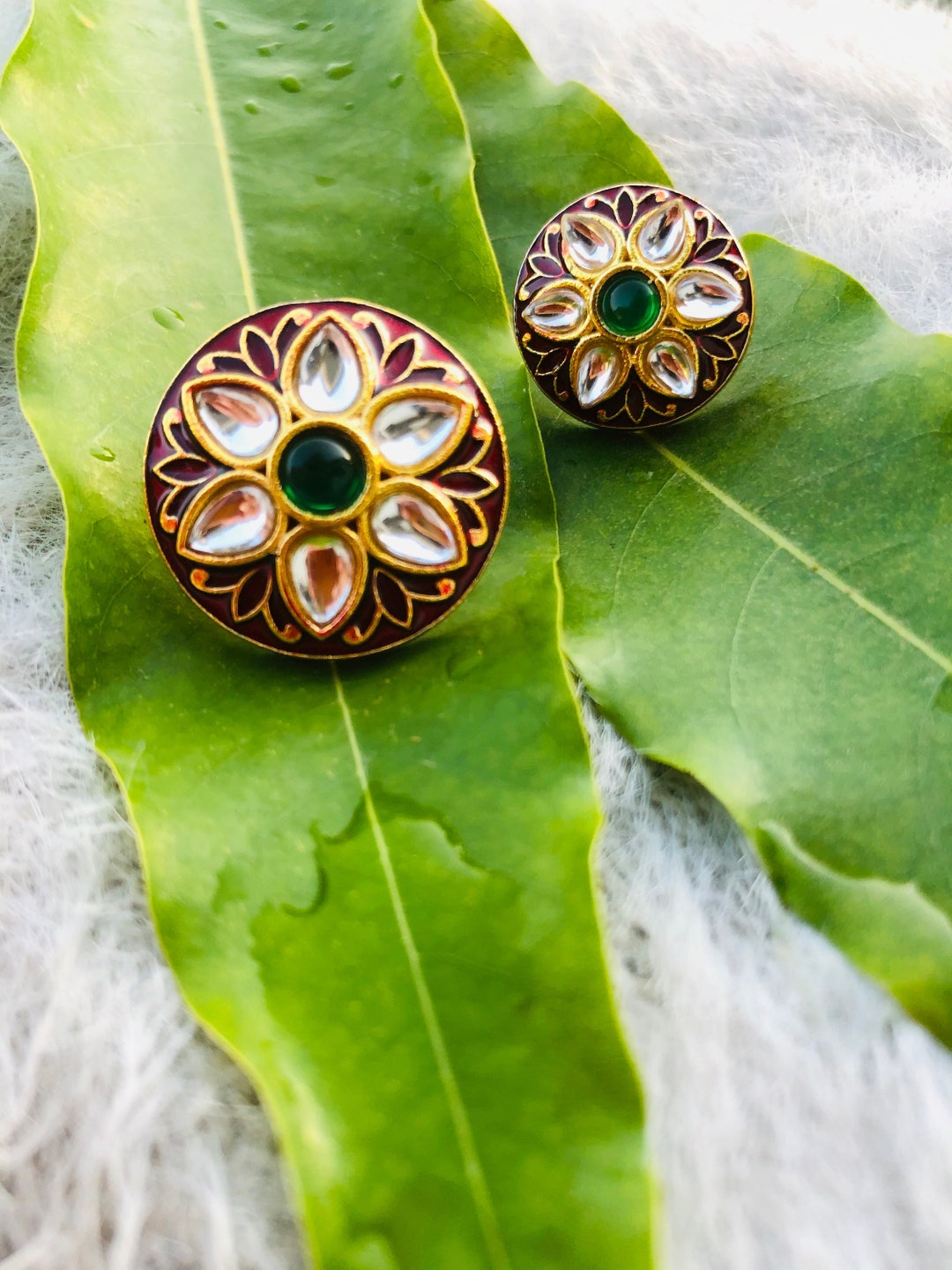 Handcrafted Glass Onyx Button-wedding Indian Dress-kurta Sherwani Dress-jodhpuri Indian Wear ...