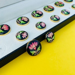Handpainted Handmade Buttons - Etsy