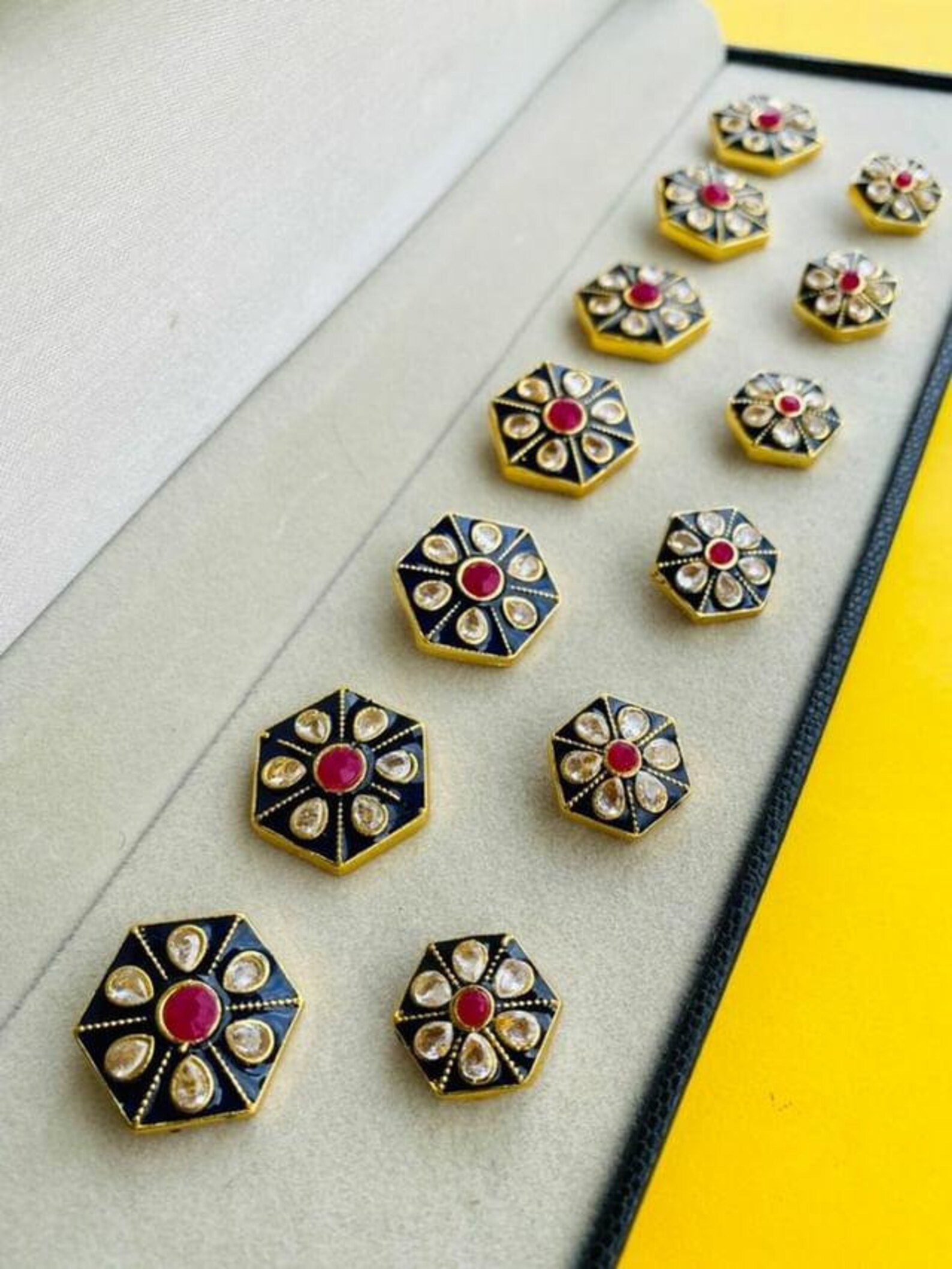 13 Pc Golden Polish Metal Buttons-coat Buttons -sherwani Buttons ...