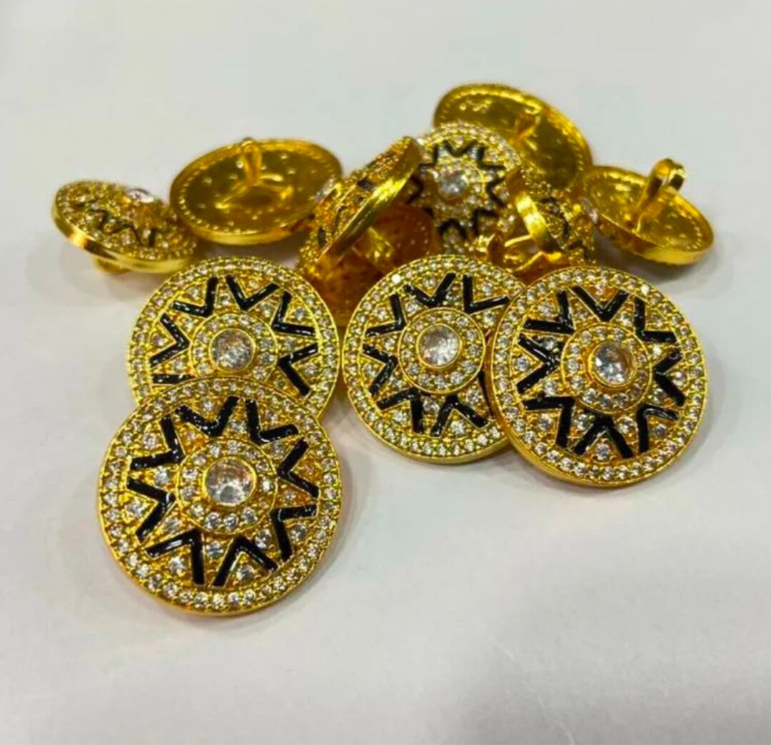 Handmade Sherwani Blazer Button-coat Button-jacket Button-polki Button ...