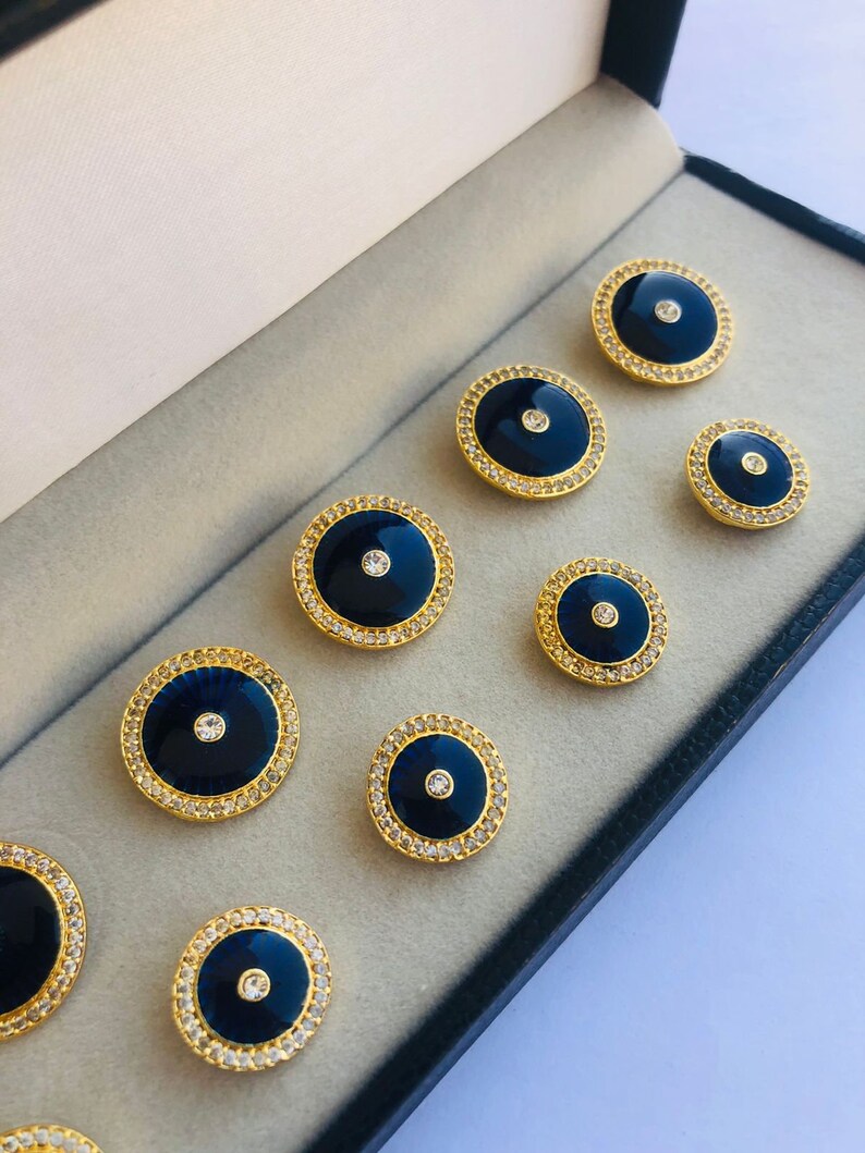 Sherwani Button, Gold Plated Silver Buttons Jewelry, Jacket Suit Coat ...