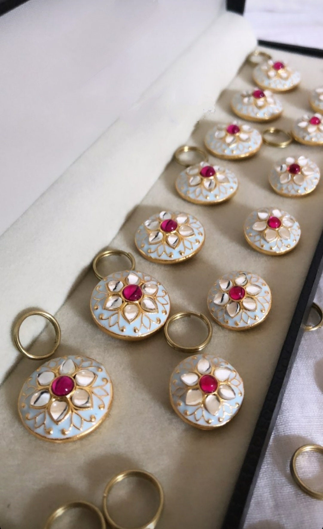 Handcrafted Glass Onyx Button-wedding Indian Dress-kurta Sherwani Dress-jodhpuri Indian Wear ...