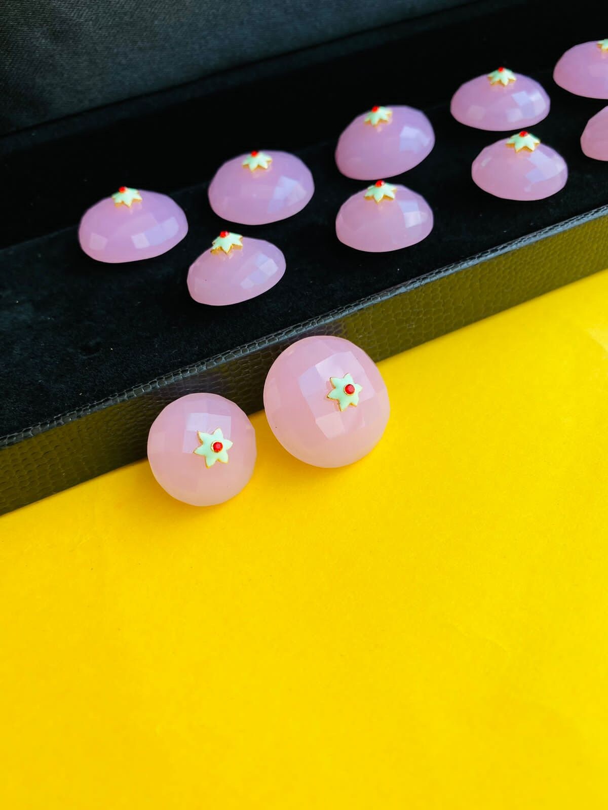 Onyx Button -sherwani Button- Jodhpuri Indo Western Indian Wear Golden Kundan Polish Button ...