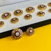 Sherwani Button-kundan Handmade Vintage Gold Meenakari Button Set of 13 ...