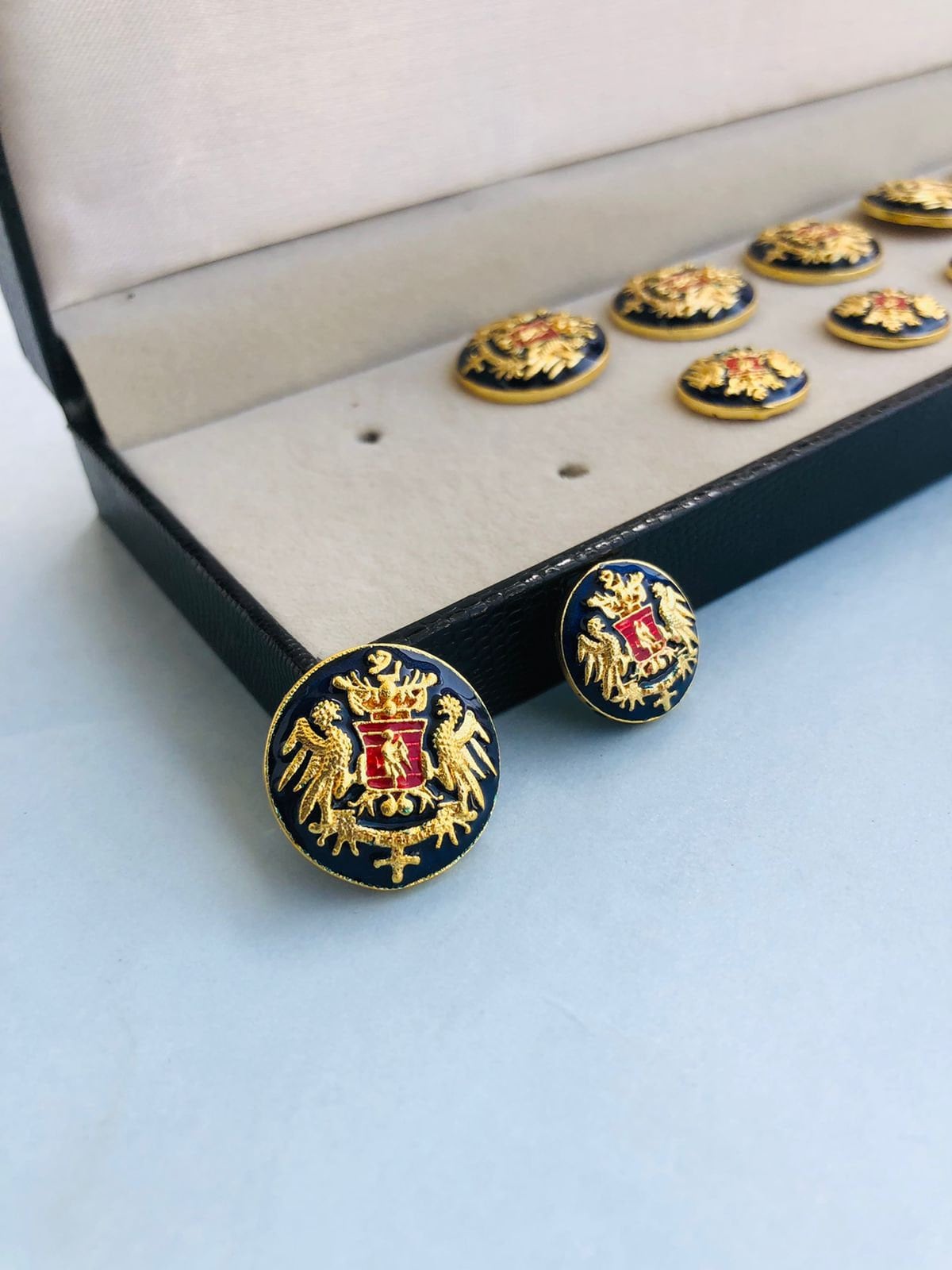 Rajputi Rathore Logo Handmade Blazer Jacket Coat Button Set 13pieces ...