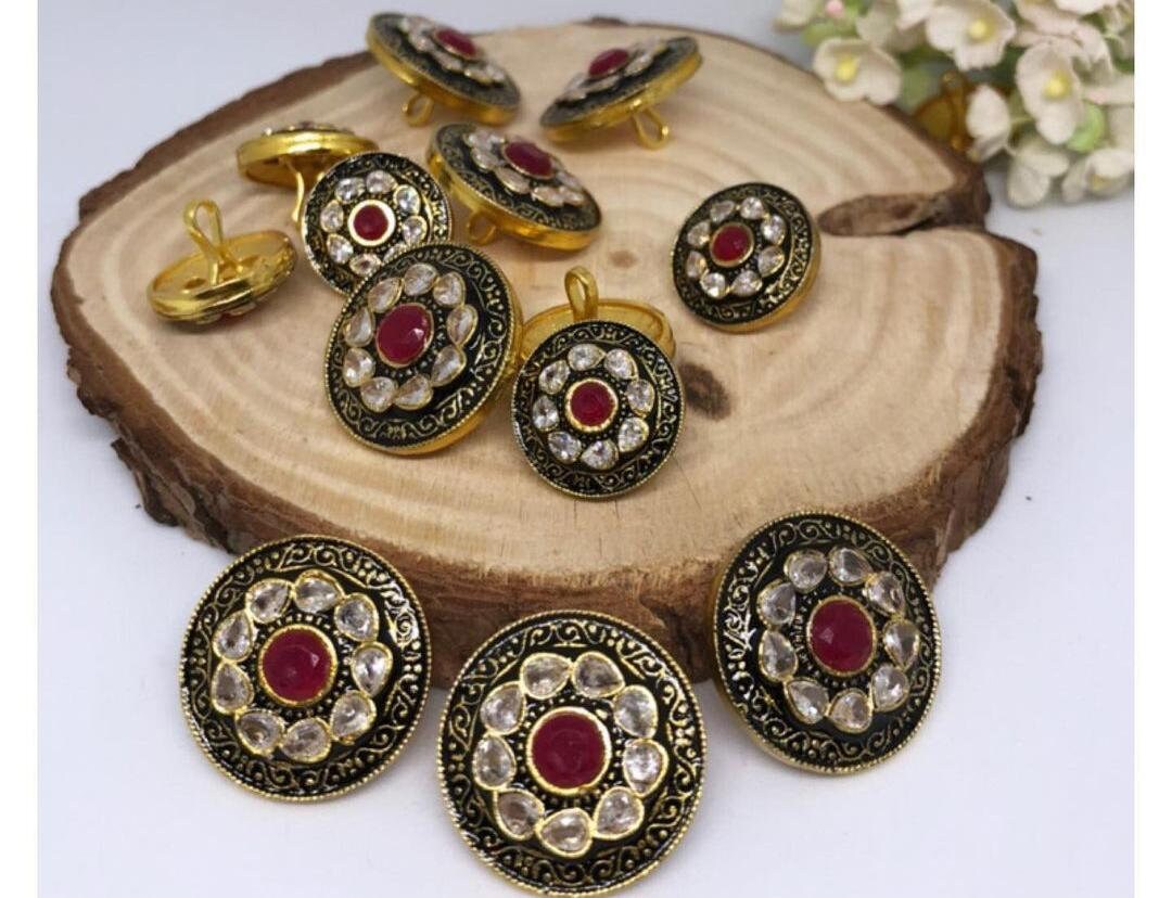 Handcrafted Metal Buttons - Coat Buttons - Shank Buttons -blazer ...