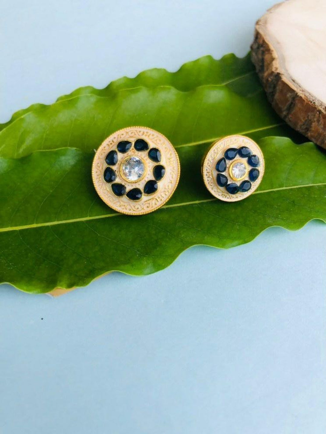 13pcs Handmade Sherwani Buttons - Silver Button - Enamel Personalized ...