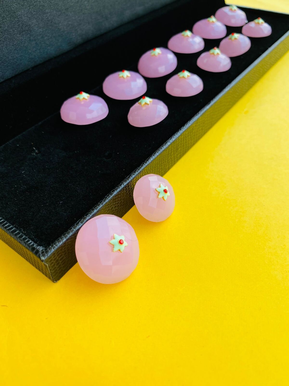 Handmade Kundan Polki Coat Button Set – Indian Sherwani Buttons - Etsy