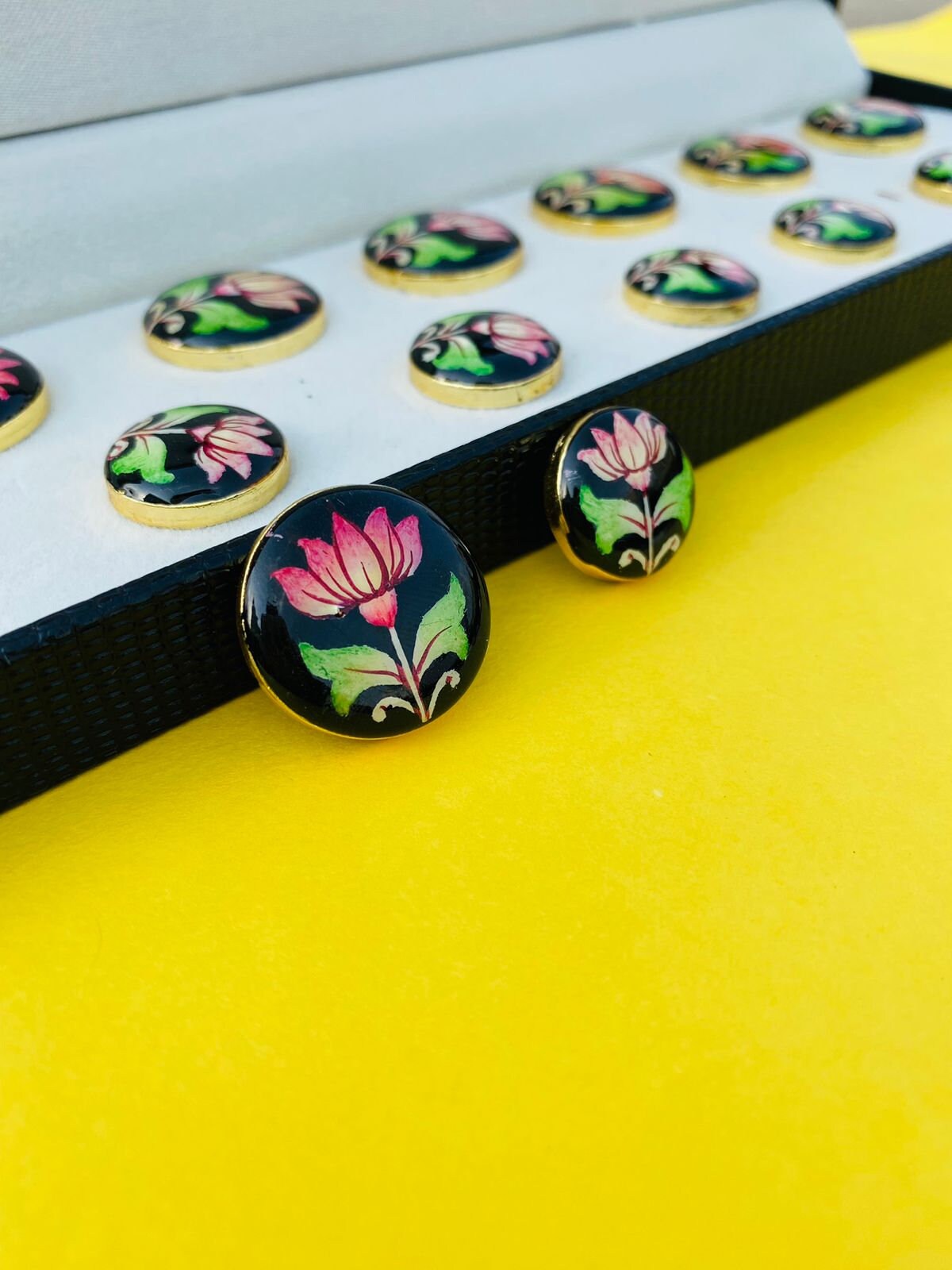 Handpainted Handmade Buttons - Etsy