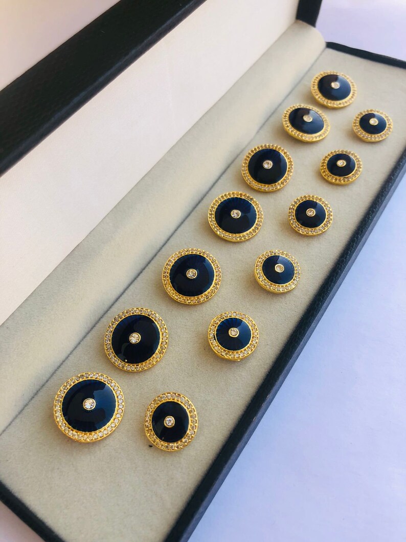Sherwani Button, Gold Plated Silver Buttons Jewelry, Jacket Suit Coat ...