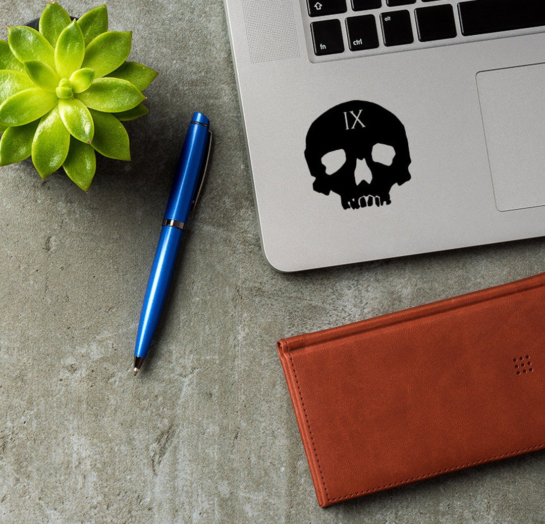 The Locked Tomb Ninth House Skull Vinyl Decal Gideon the Ninth - Etsy