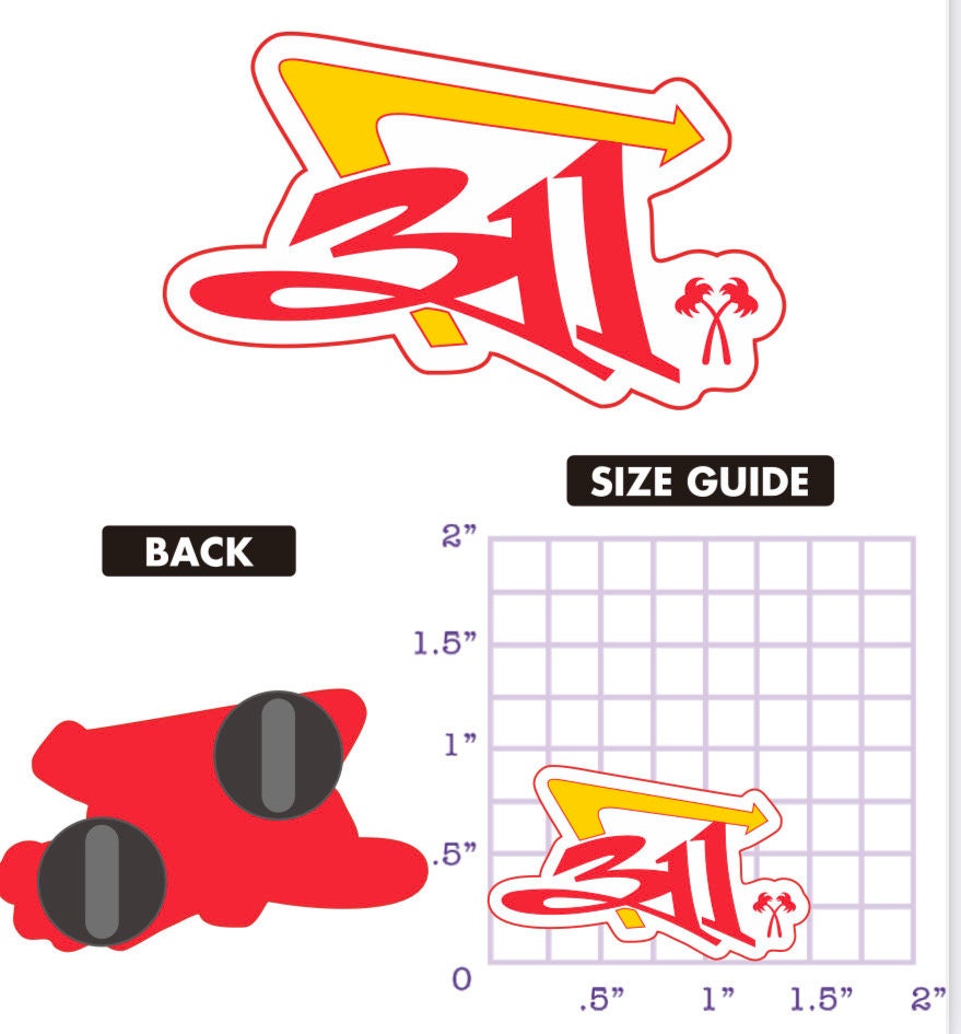 311 PIN In-n-out Arrow - Etsy