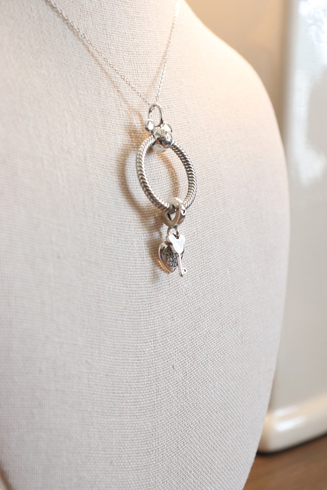 Disney Pendant Necklace, Disney Inspired Necklace, Disney Charm, Mickey ...