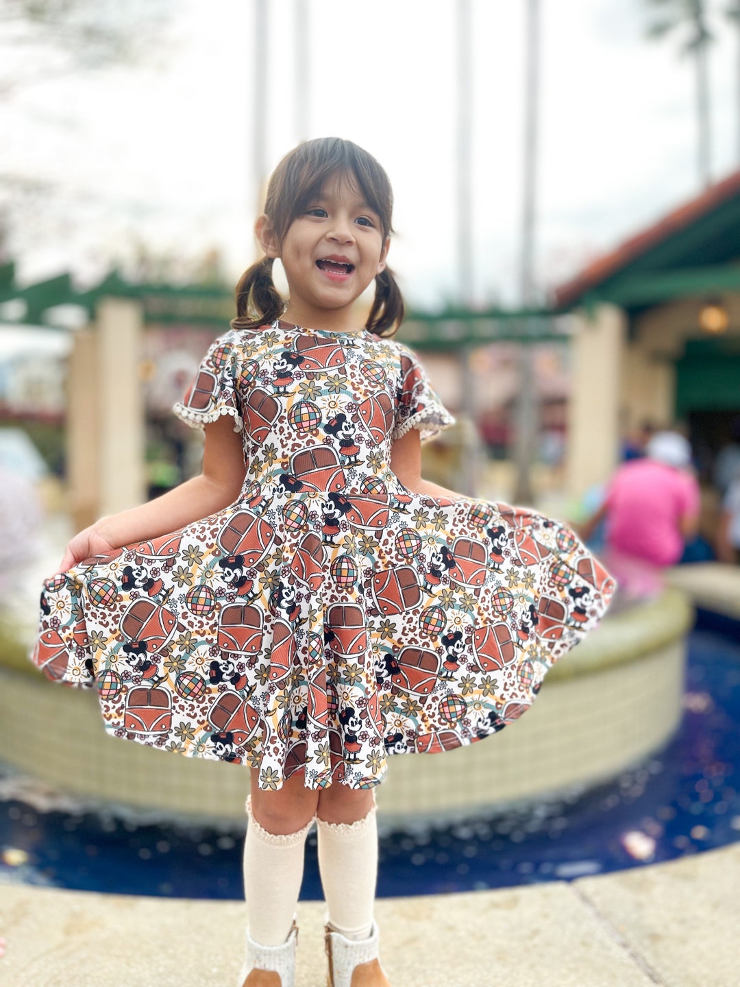 Bluey Dress, Minnie Mouse Dress, Hollywoood Studios Dress,heeler ...