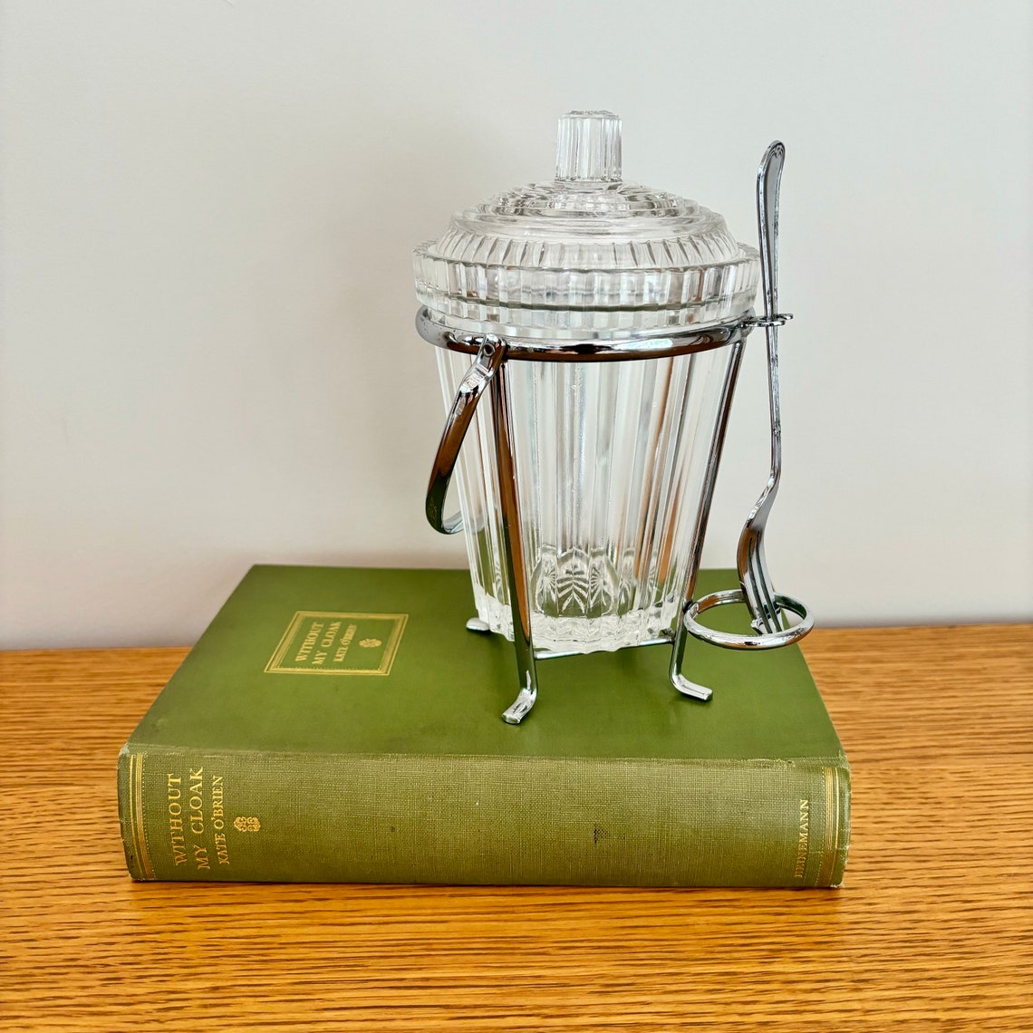 Art Deco Glass Pickle Jar - Etsy