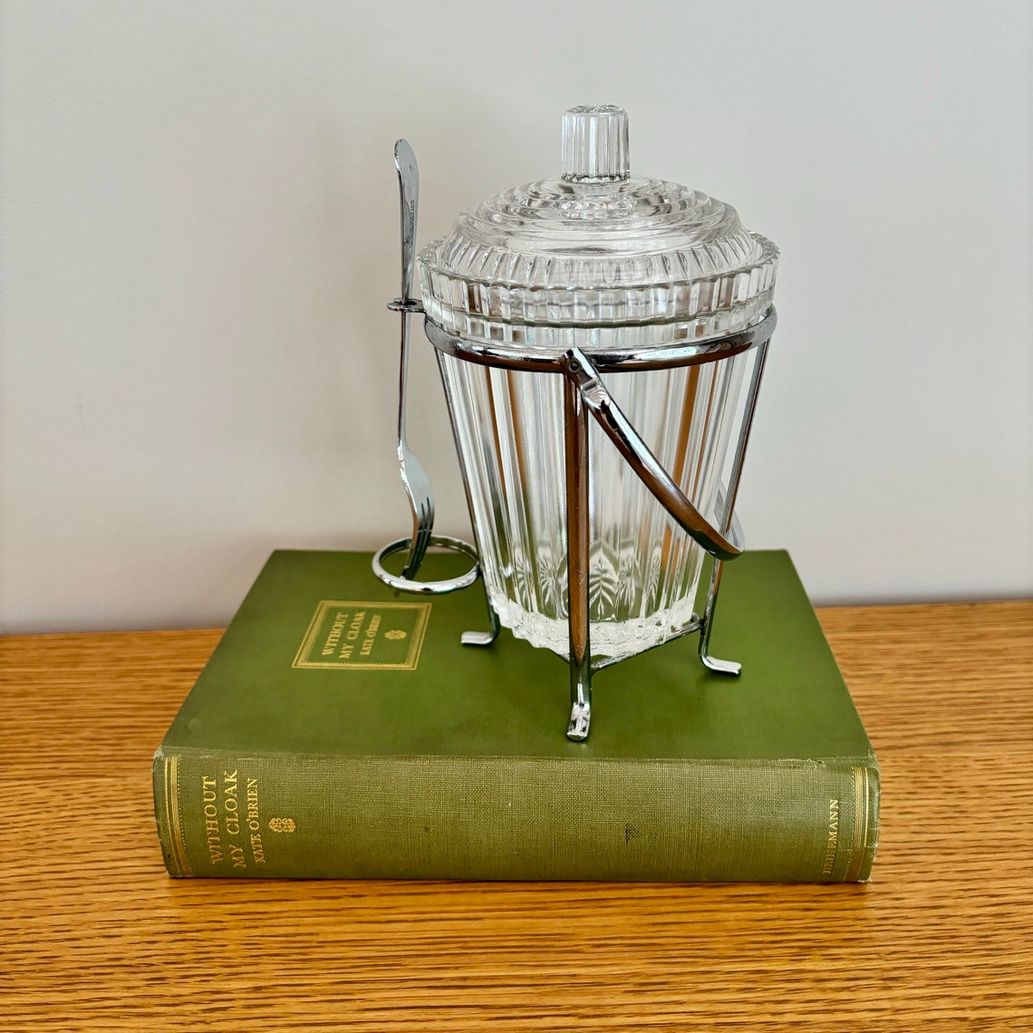 Art Deco Glass Pickle Jar - Etsy