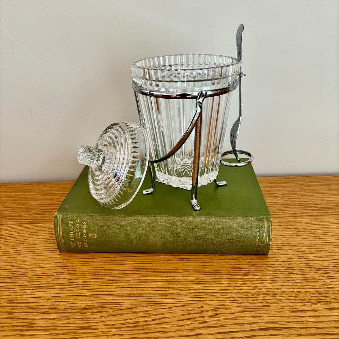 Art Deco Glass Pickle Jar - Etsy