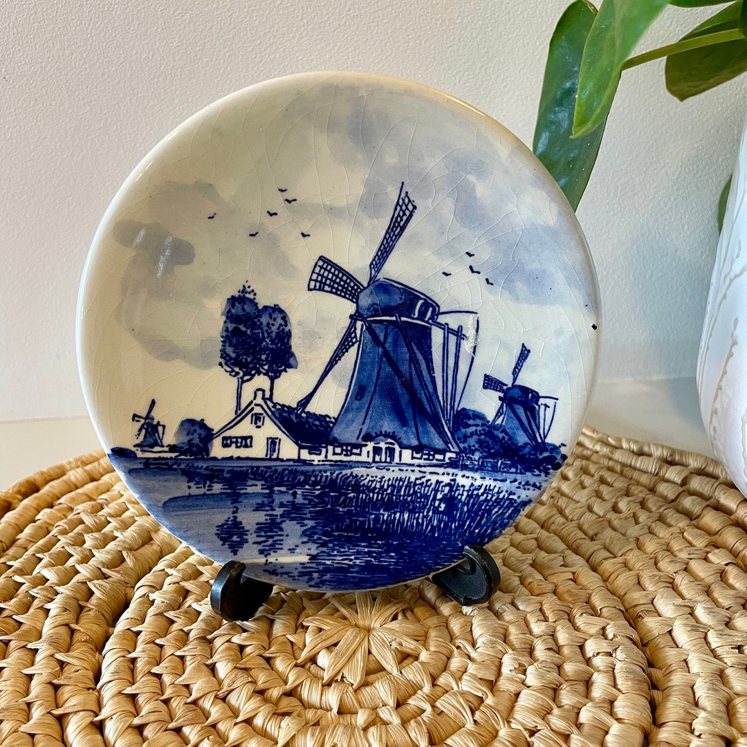 Small Delft Plate - Etsy