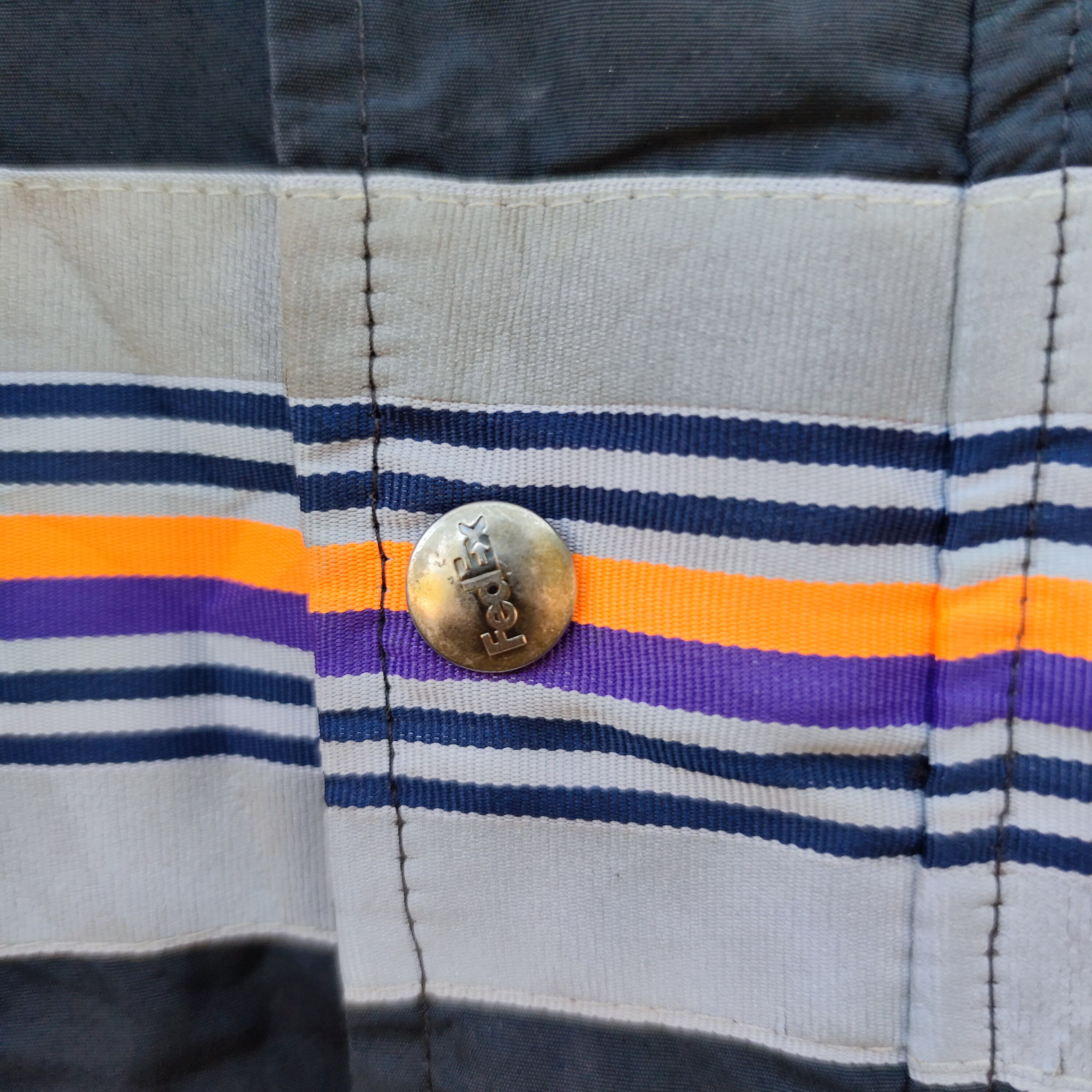 Vintage 90s Fedex Stan Herman Federal Express Full Zip All Weather ...