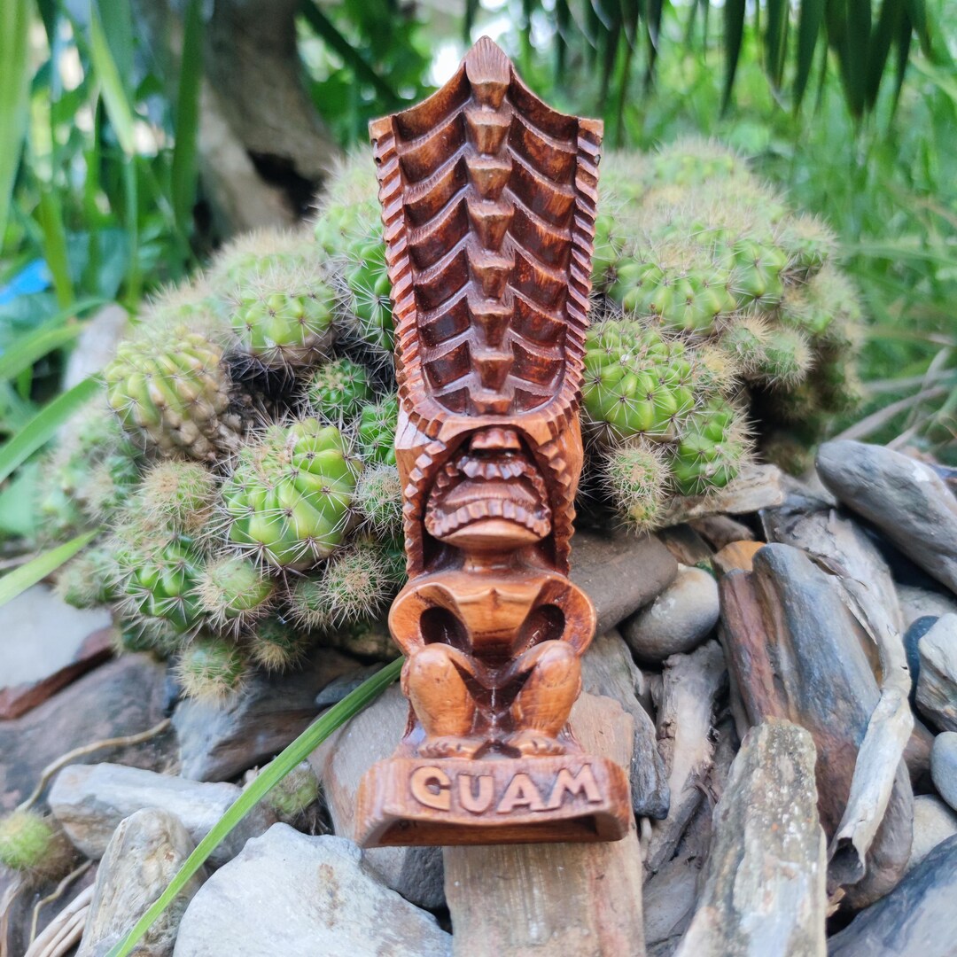 Vintage Pacific Handcraft Lono Tiki God of Peace Prosperity Figurine ...