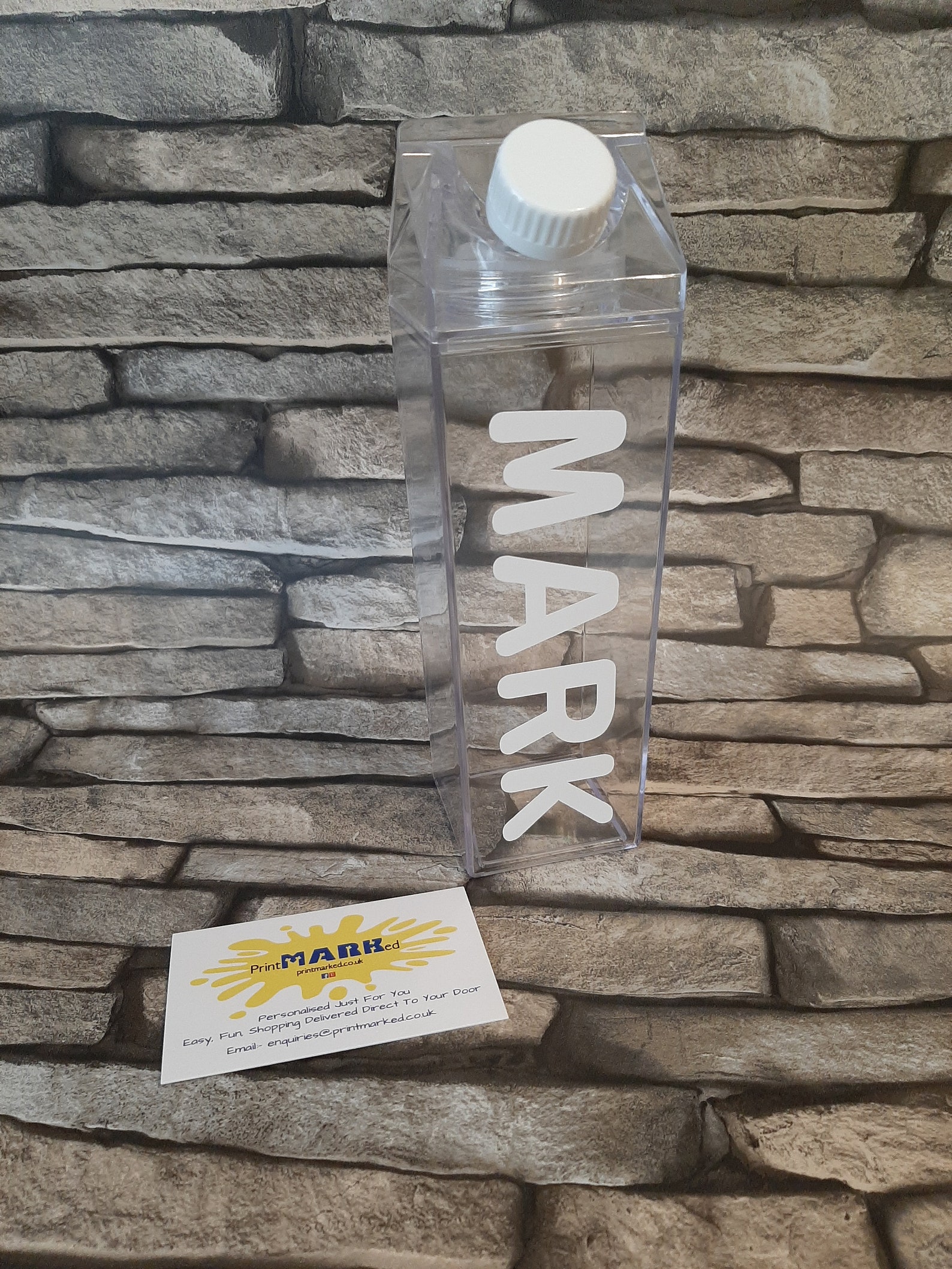 Personalised Milk Carton Water Bottle Water Bottle Gift - Etsy Canada