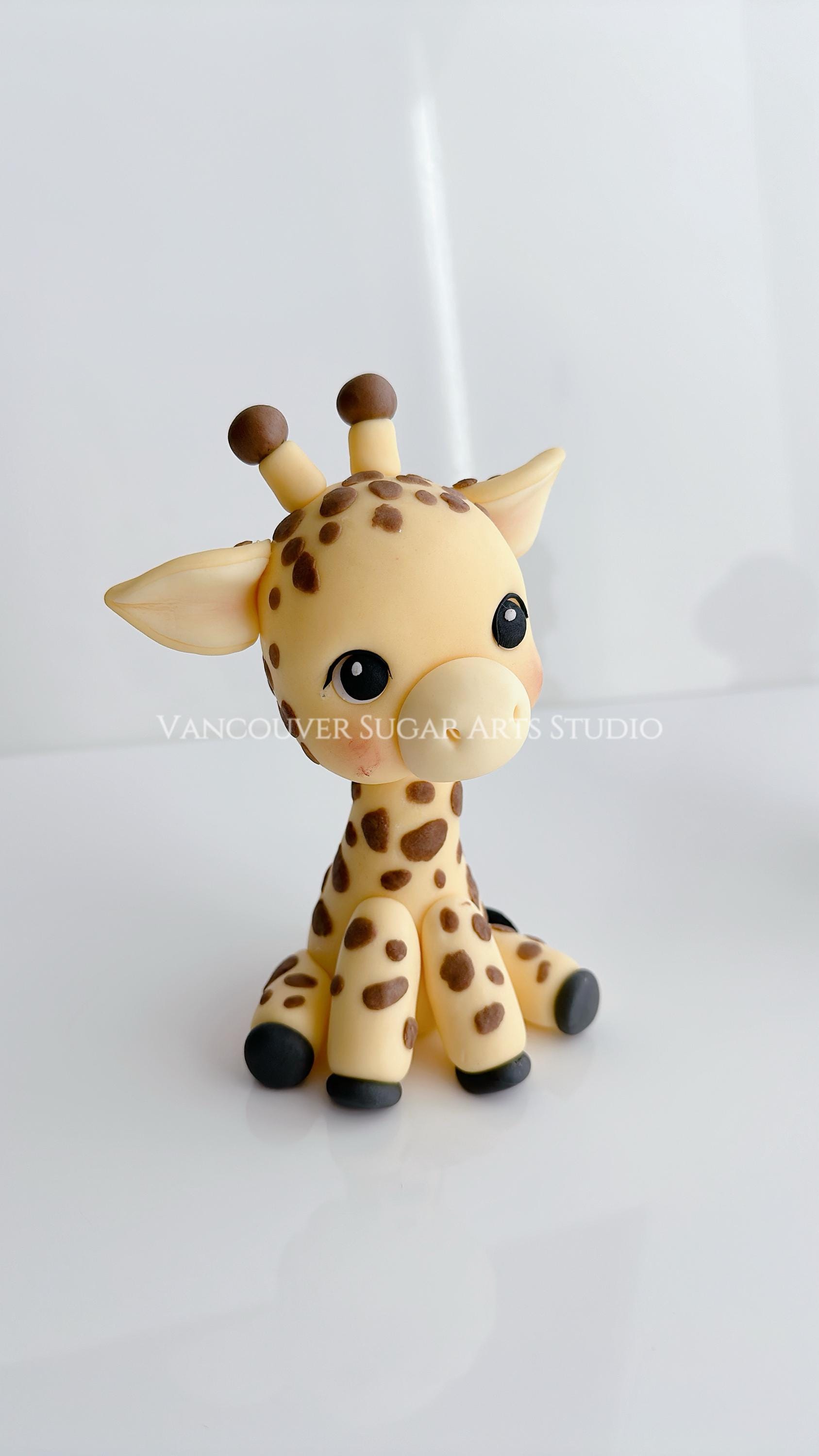 Giraffe Fondant Cake Topper - Etsy