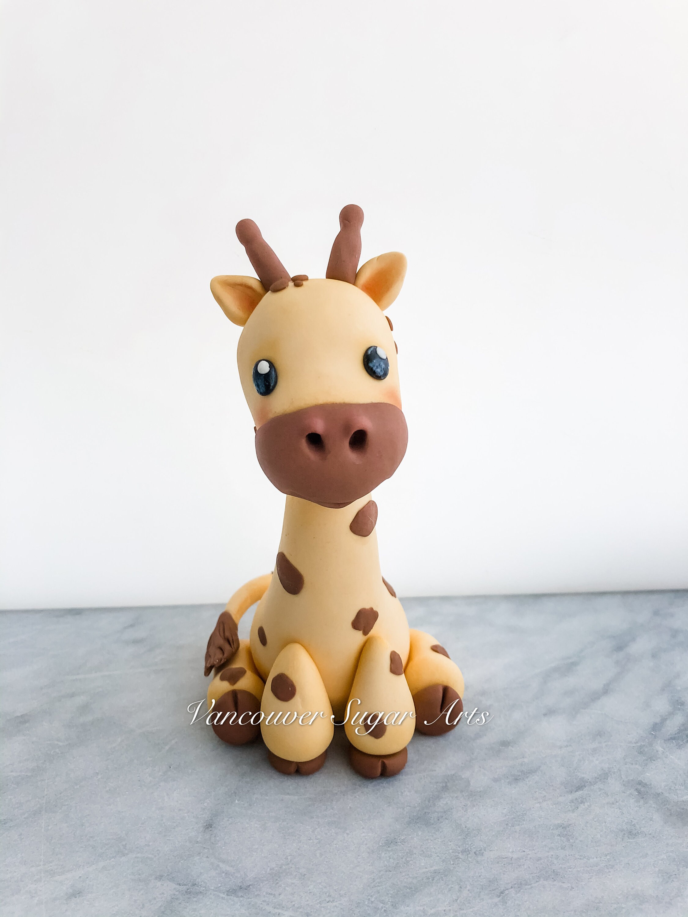 Giraffe Fondant Cake Topper - Etsy
