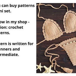 Crochet Thong Bikini Bottom Pattern PDF File on English for - Etsy