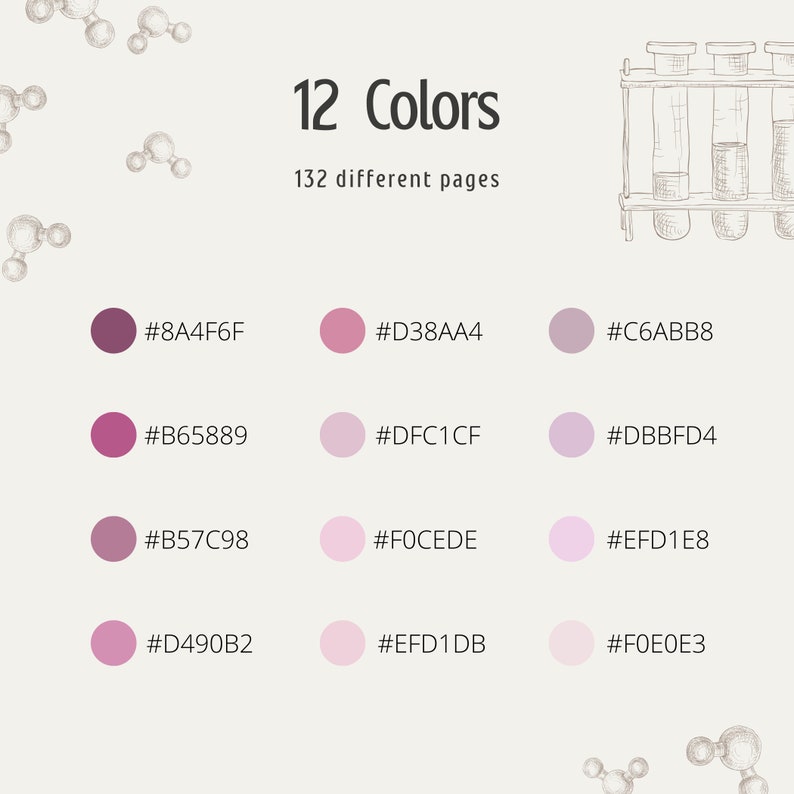 Horizontal Pink Digital Paper Template, Goodnotes Pink Page Landscape ...