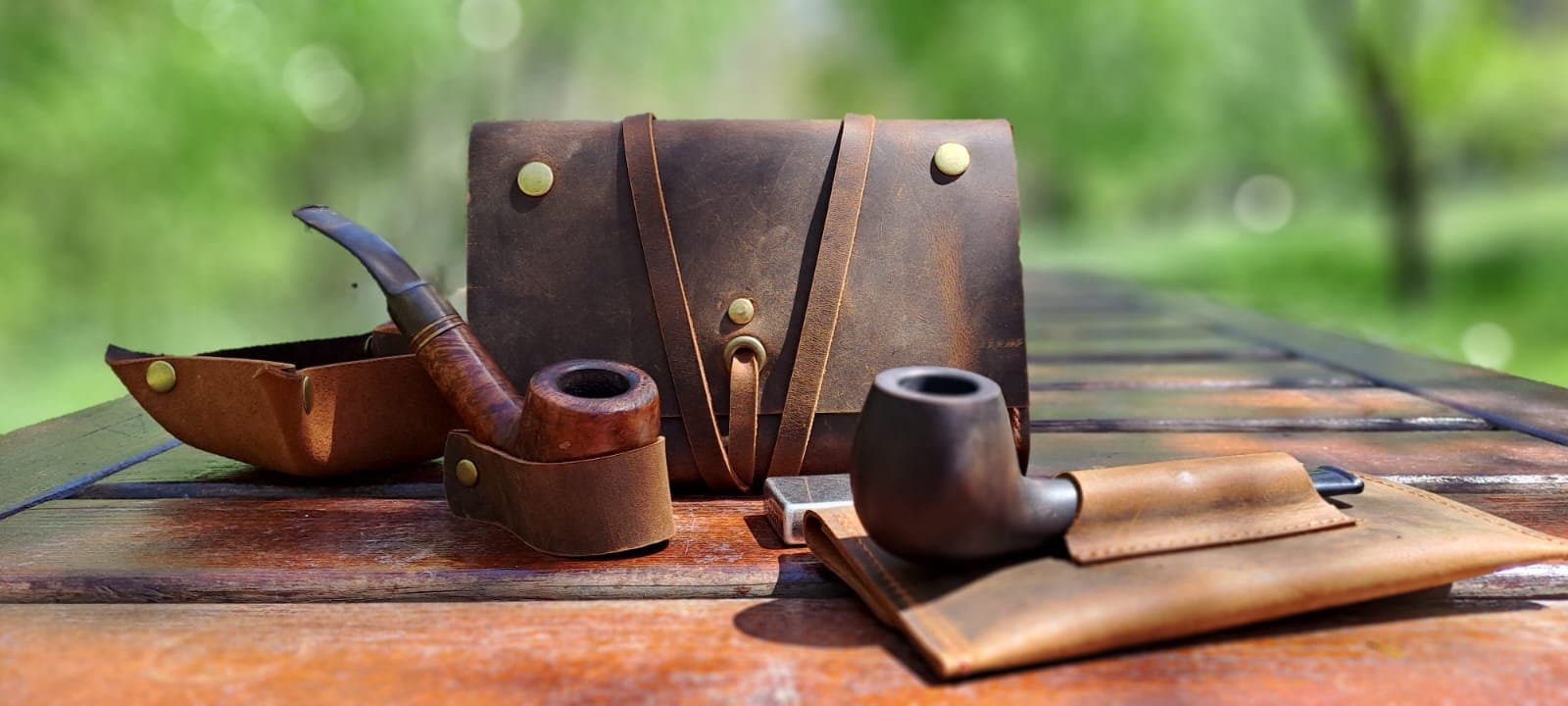 Leather Pipe Roll Full Set Handmade Pipe Roll up Tobacco - Etsy