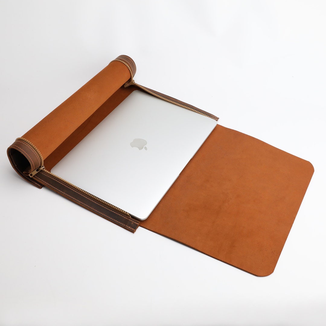 Slim Leather Laptop Cover,personalized Leather Sleeve for Laptop ...