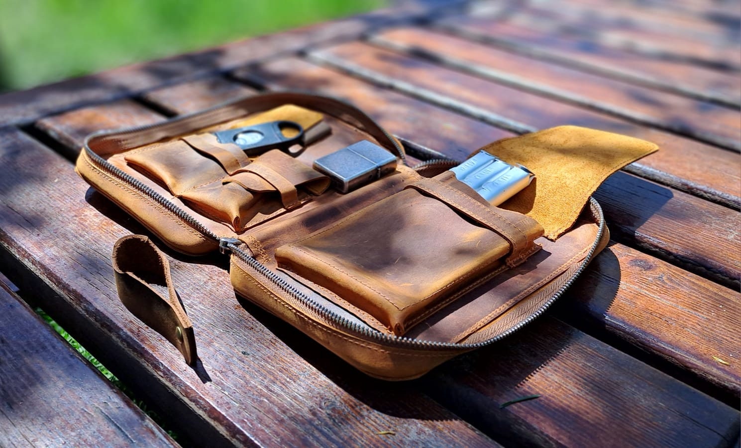 Leather Cigar Case Leather Cigar Bag Cigar Travel Bag - Etsy