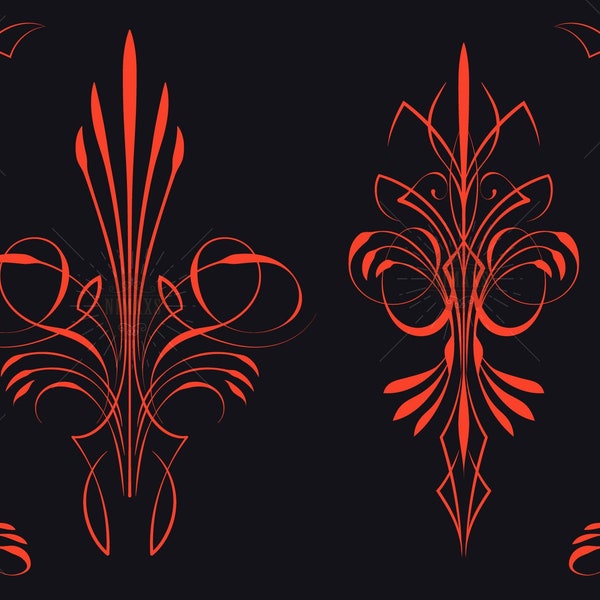 Old School Pinstripe Decals - Etsy