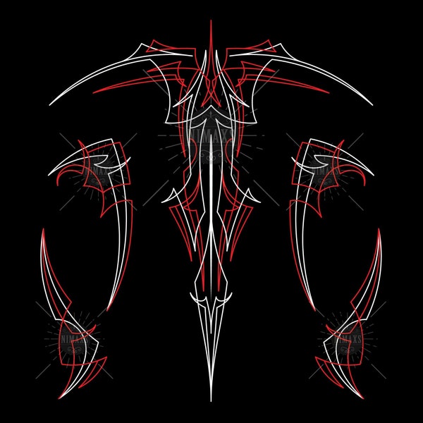 Old School Pinstripe Decals - Etsy