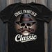 Funny Mustache Skeleton PNG: Retro Skull Design for T-shirts (digital ...