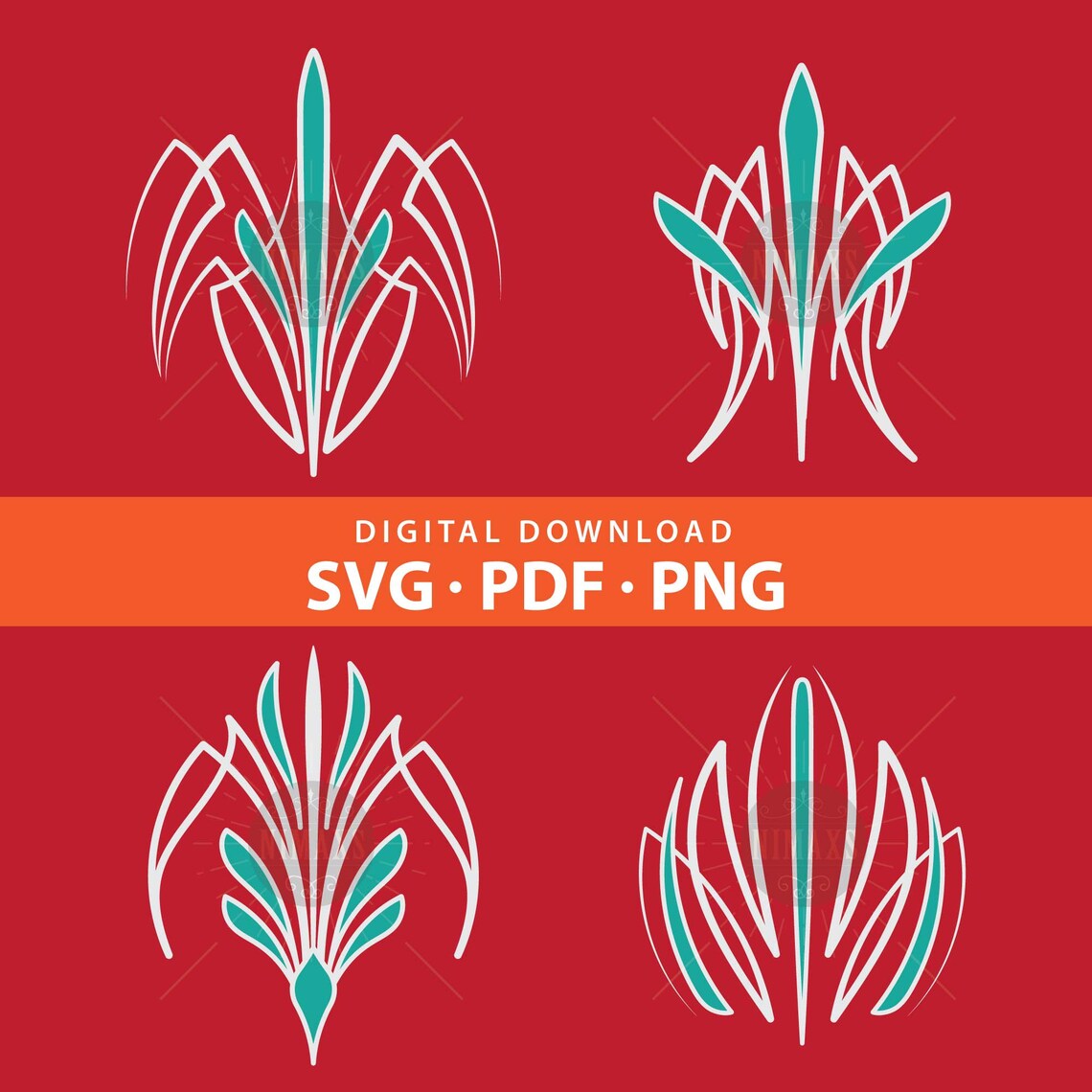 Set Green Pinstriping SVG Motorcycle and Car Pinstripe - Etsy