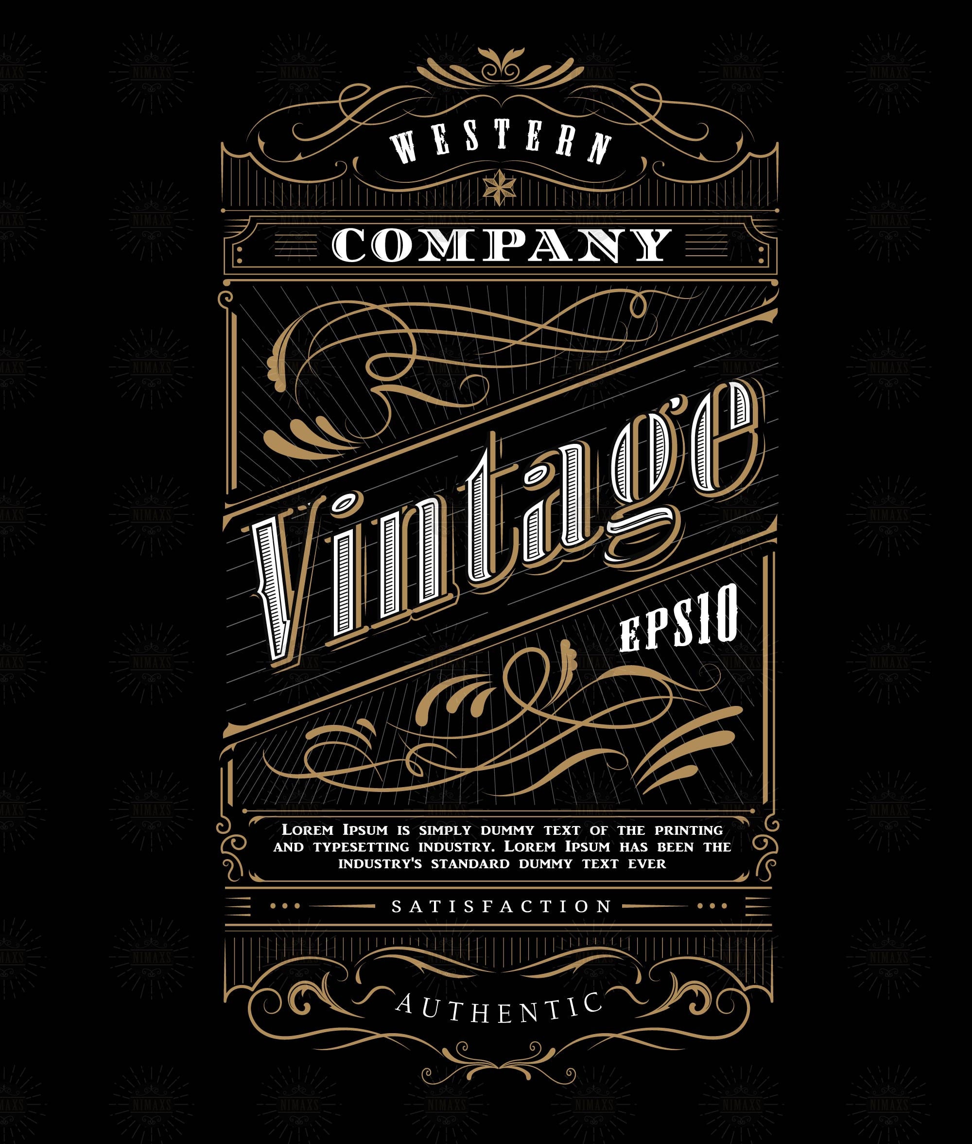 Vintage Typography Poster