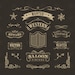 Flourish Western Hand Drawn Banners Vintage Badge Vector - Etsy