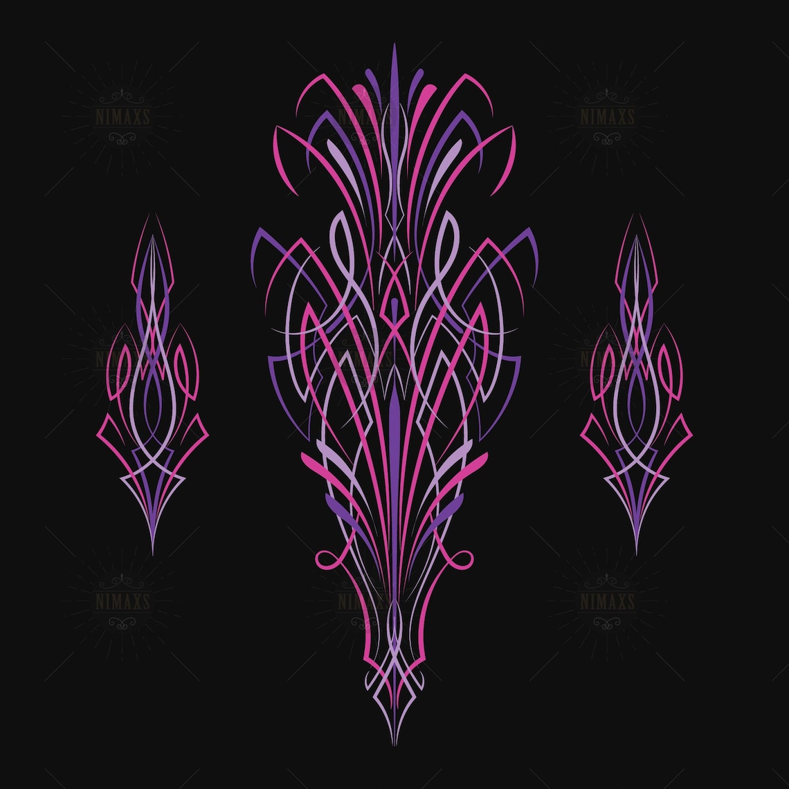 Pinstriping Svg for Pinstriping Vinyl Decals Motorcycle and - Etsy