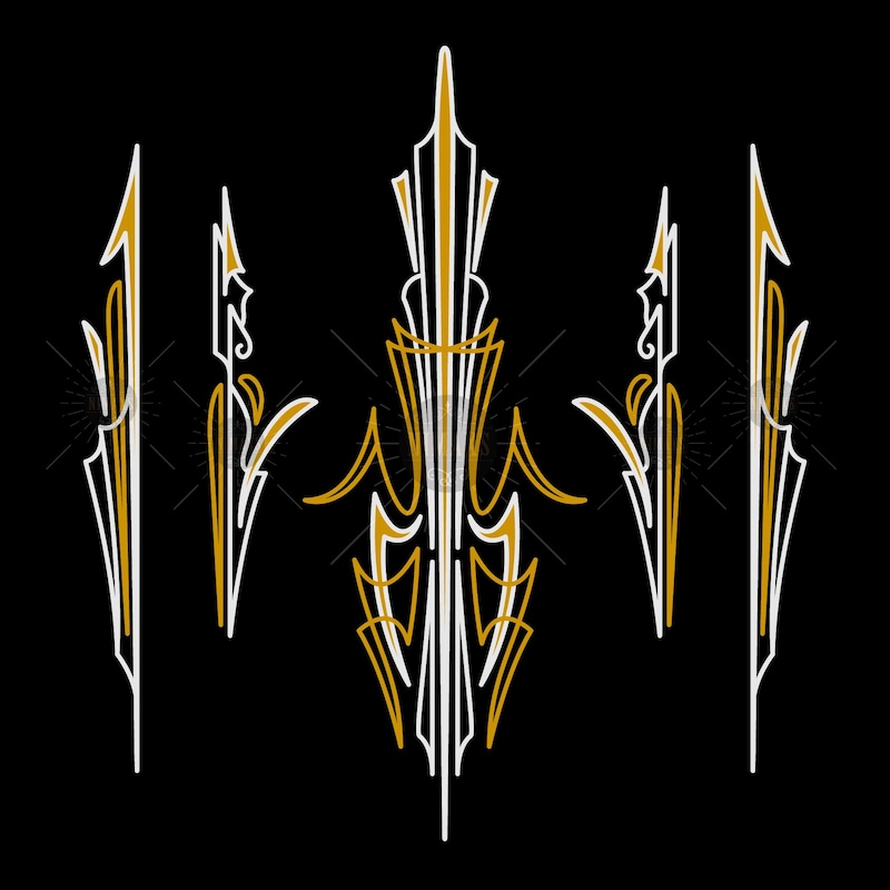 Motorcycle Pinstripe Decals - Etsy UK