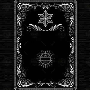 Vintage Frame Border Western Label Retro Hand Drawn Engraving Antique ...